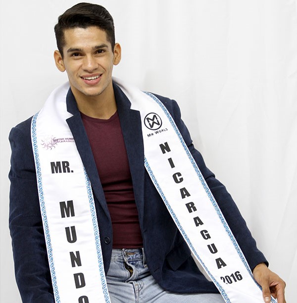 Edson Bonilla, el primer Mister Mundo Nicaragua - Mister Mundo Nicaragua